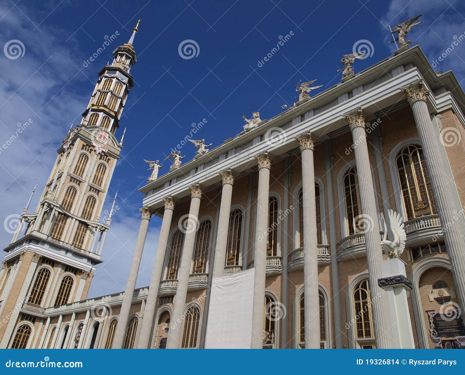 Basiliek Van Onze Dame Van Korstmos, Polen Stock Foto - Image of ...
