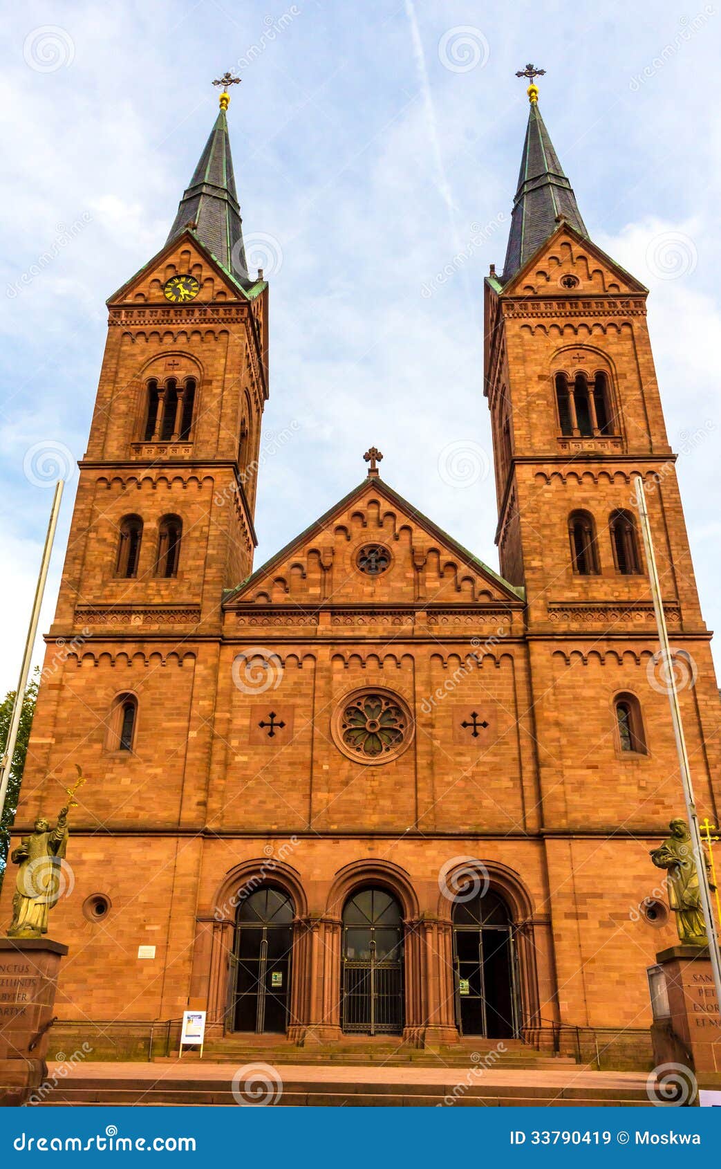 Basilika in Seligenstadt, Deutschland Stockbild - Bild von stadt ...