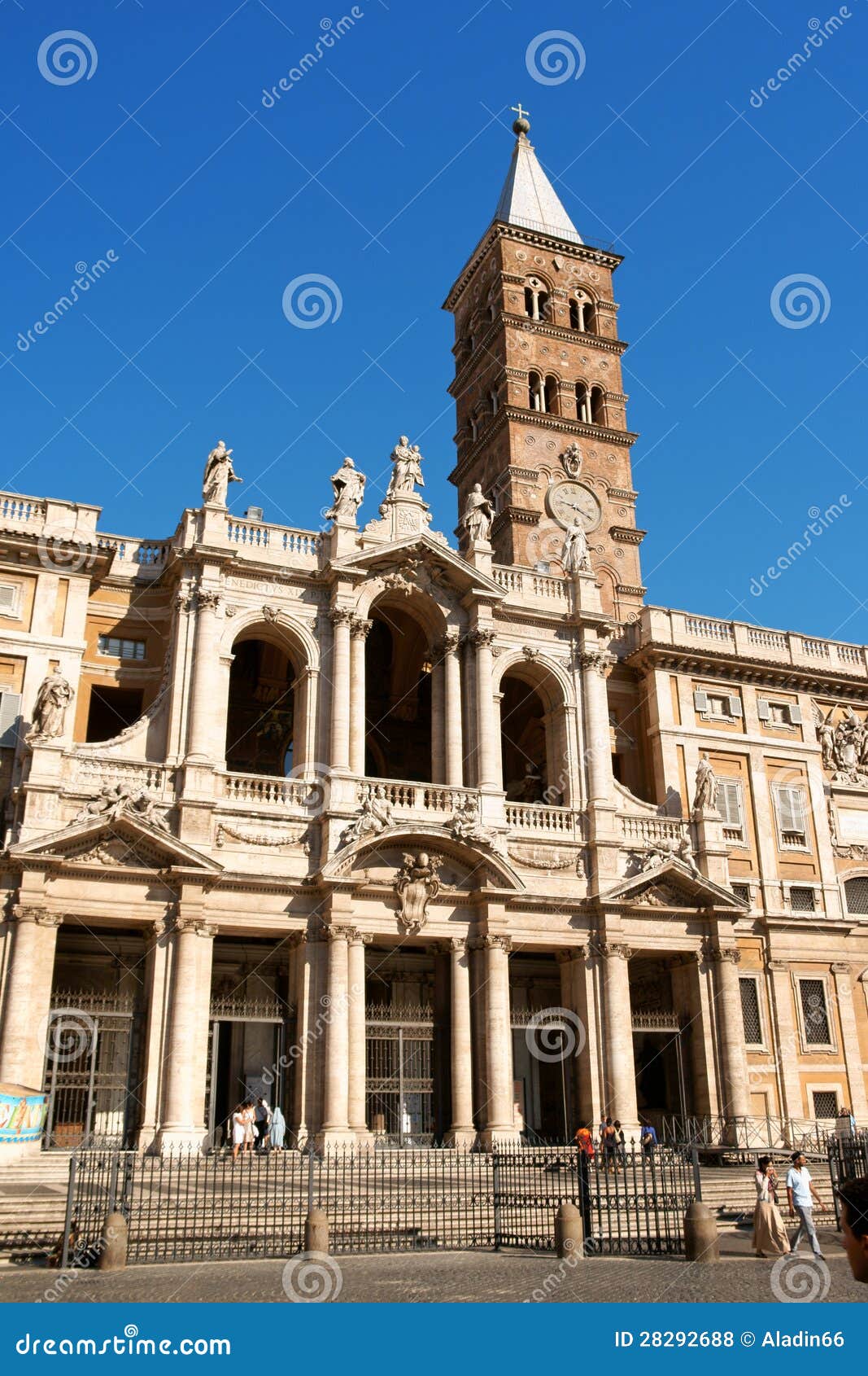 Basilika Von Maria-Major in Rom Redaktionelles Stockfoto - Bild von ...