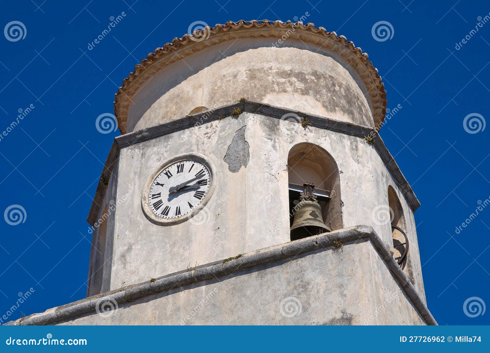Basilikakirche Von St. Biagio. Maratea. Basilikata. Italien. Stockfoto ...