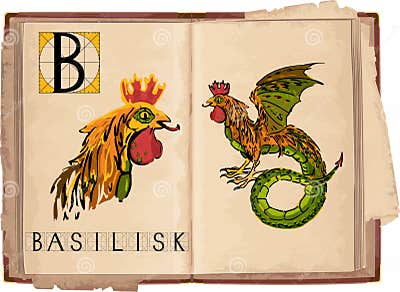 Basilisk stock vector. Illustration of basilisk, creature - 54433635
