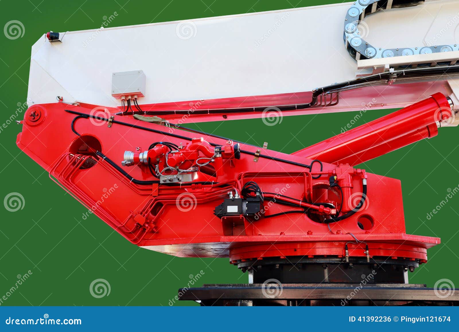 Basis of the Fire Truck Hoist Stock Photo - Image of fire, driving ...