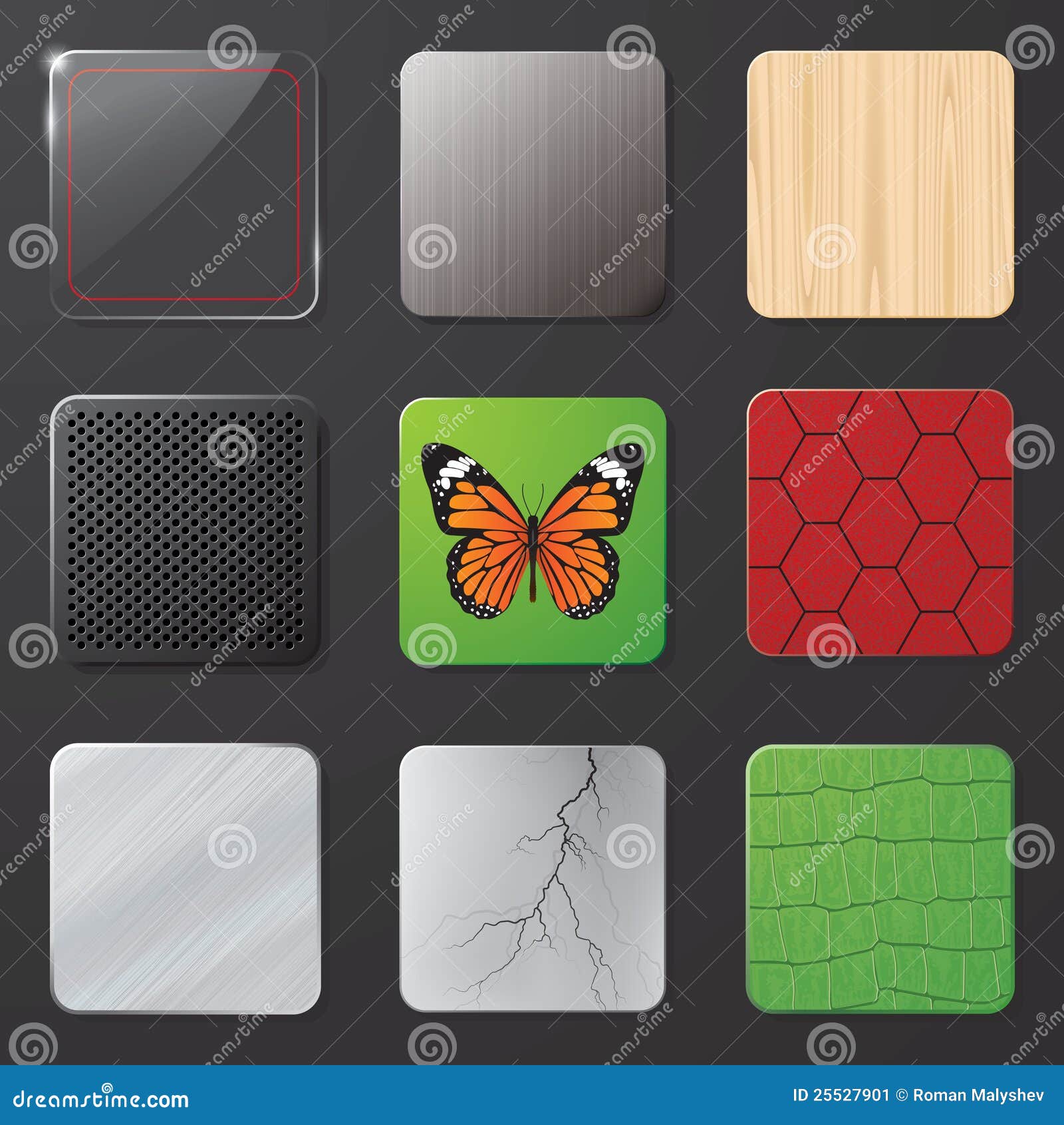 The basis for the icons stock vector. Illustration of basis - 25527901