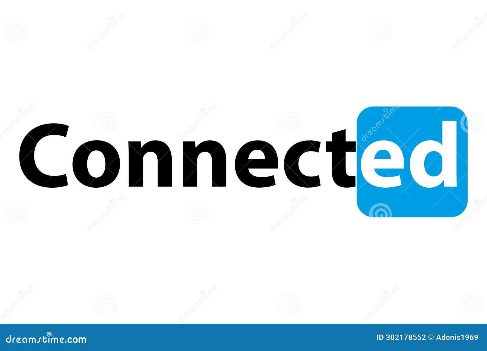 Connected Word Cloud Laptop Shows Communications And Connections ...