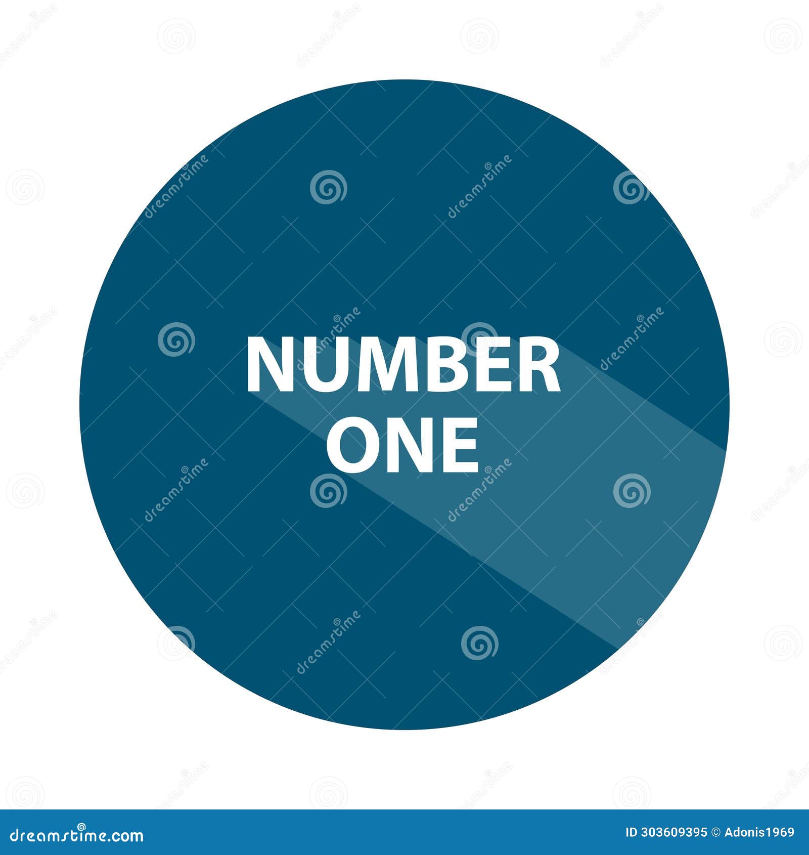 Number one badge on white stock illustration. Illustration of highest ...