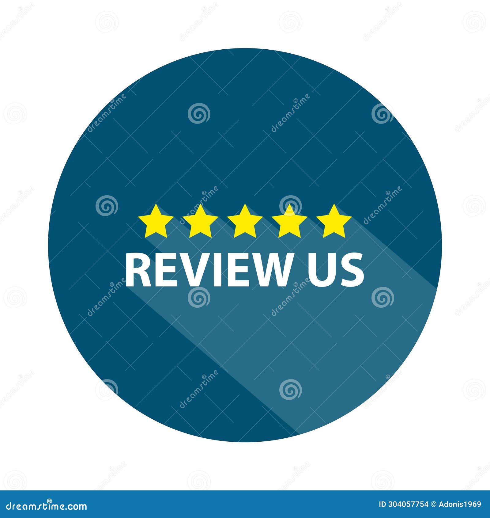 Revies Us Badge On White Stock Photography | CartoonDealer.com #304057754