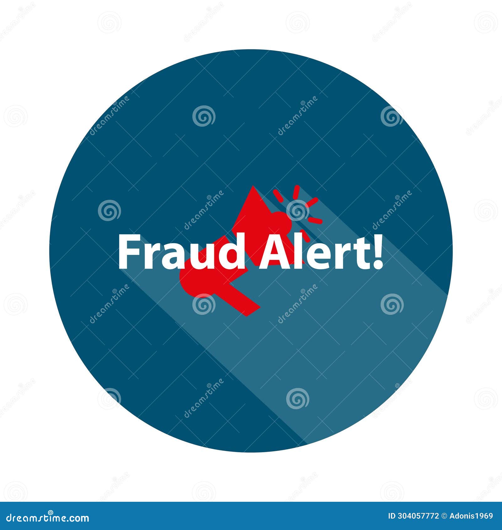 Fraud Alert Rectangular Stamp. Vector Illustration | CartoonDealer.com ...
