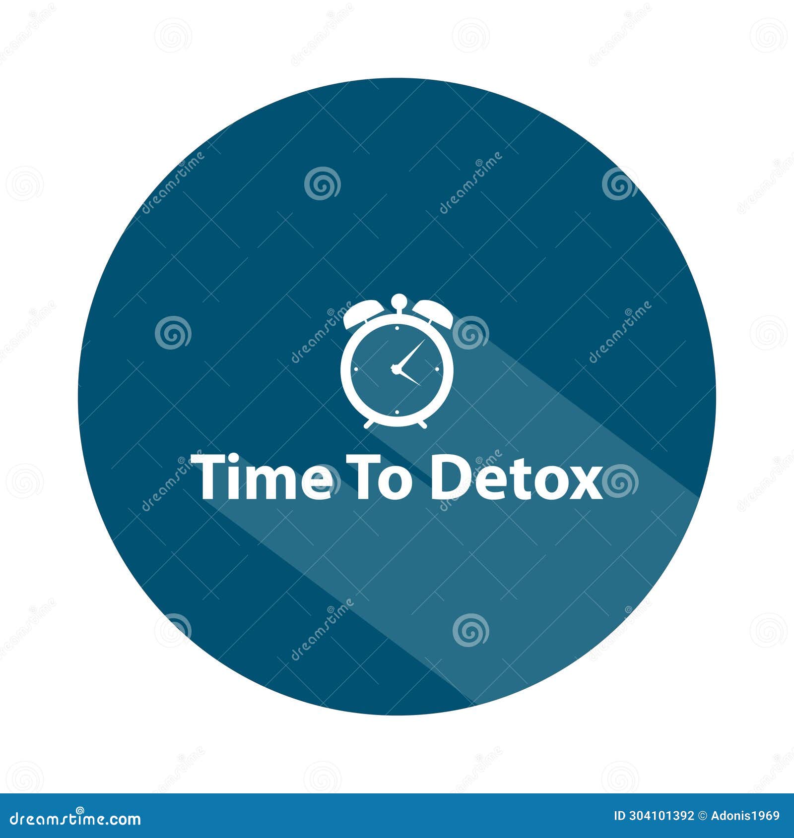 Time To Detox Badge on White Stock Illustration - Illustration of natural, diet: 304101392