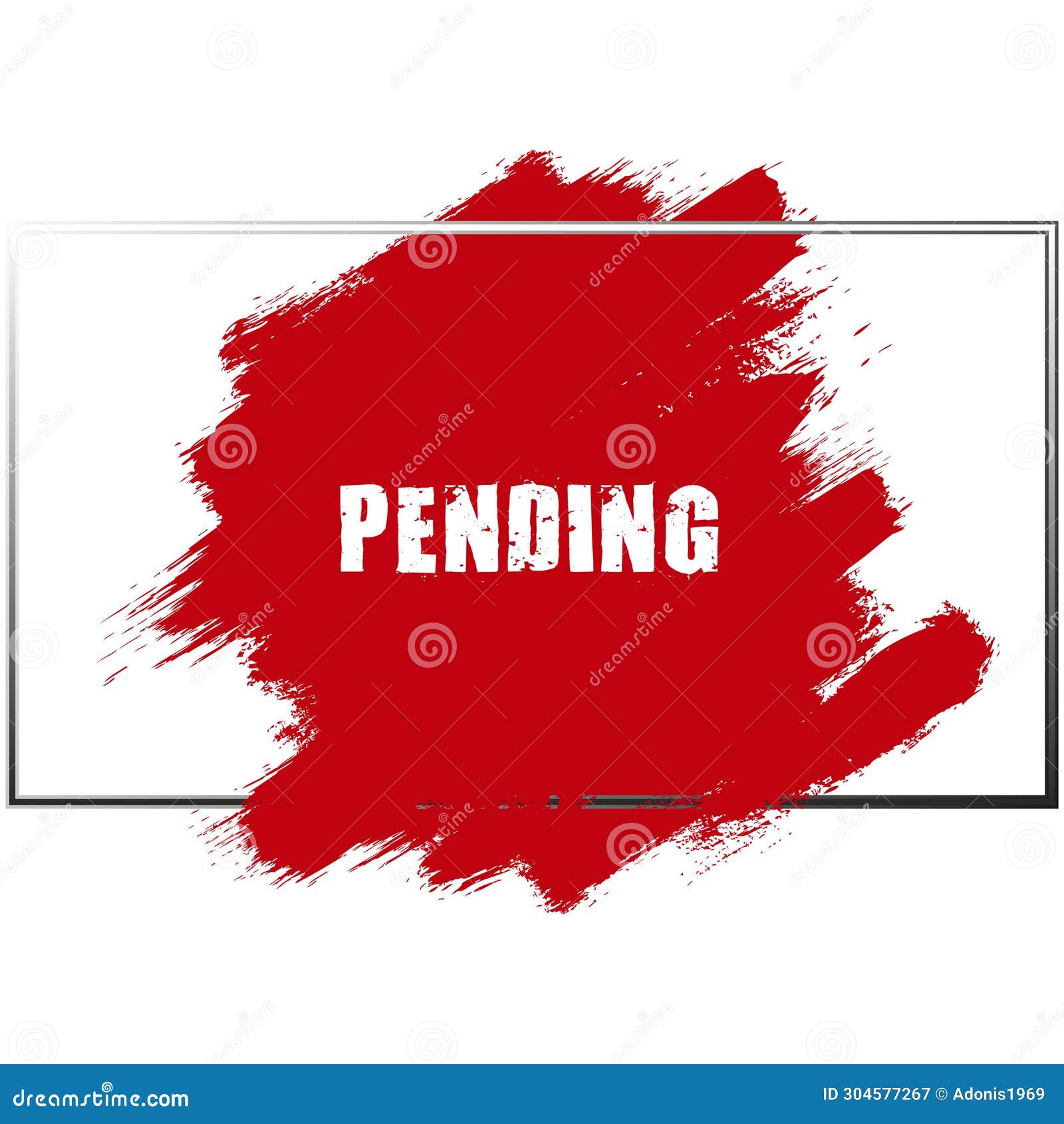 Pending word on white stock illustration. Illustration of execution ...