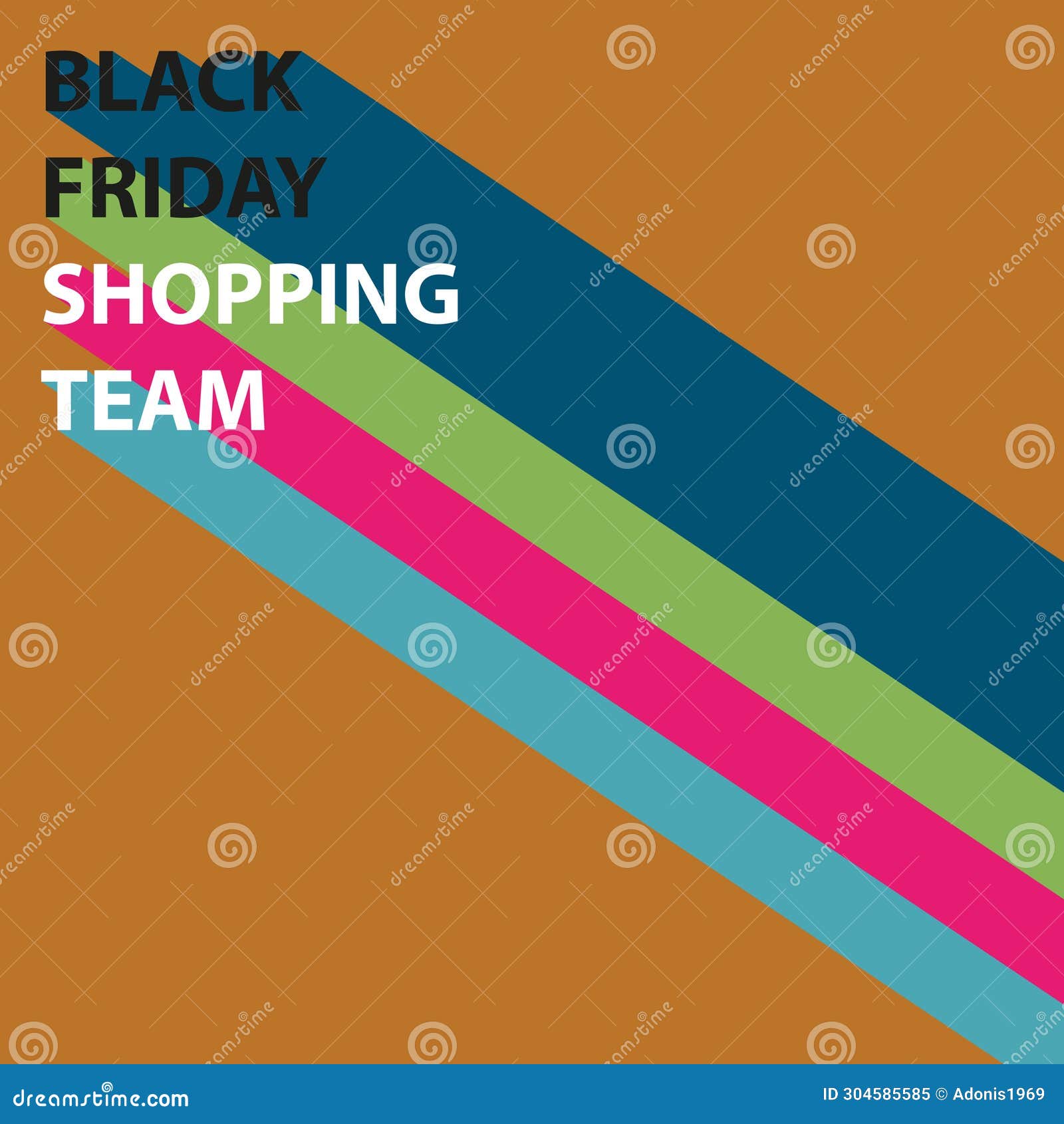 Black Friday Shopping Team on Yellow Stock Image - Image of detectives ...