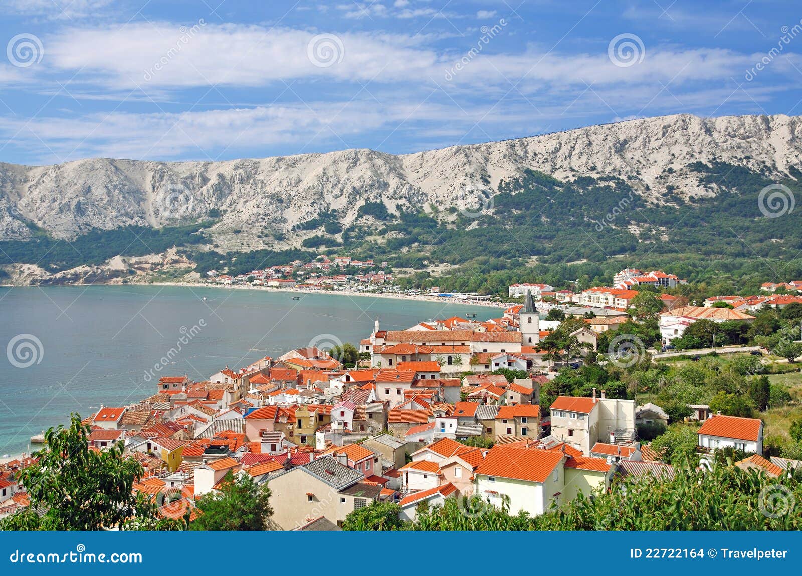 Baska,Krk Island,Croatia stock photo. Image of croatia - 22722164