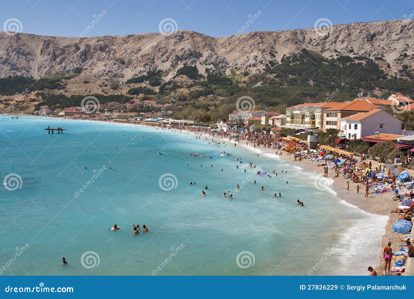 Baska laguna, Croatia. editorial stock image. Image of nature - 27826229