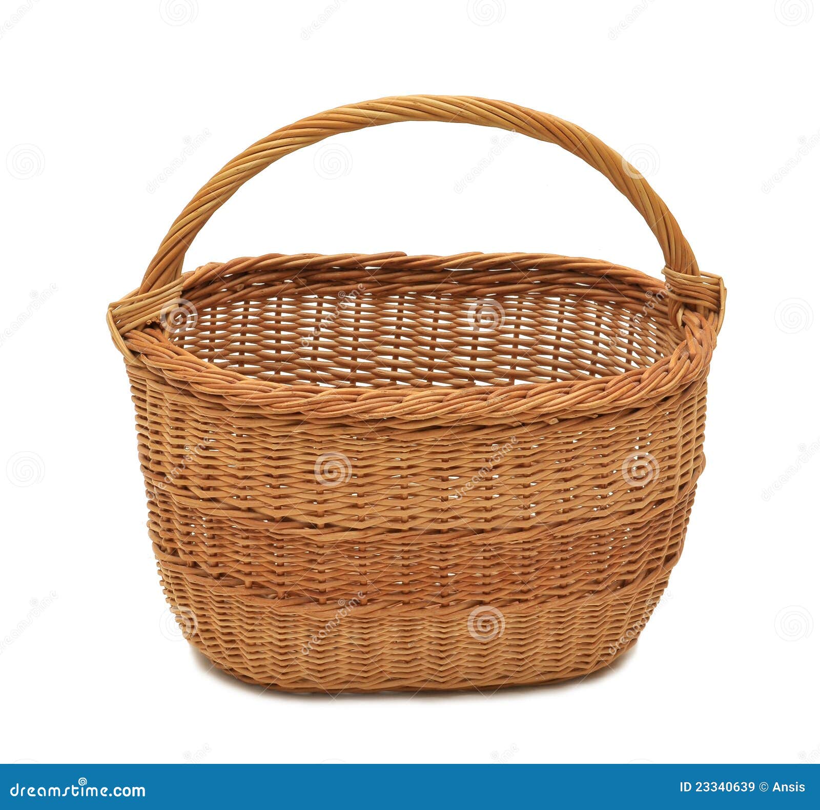 Basket stock image. Image of handmade, fiber, picnic - 23340639