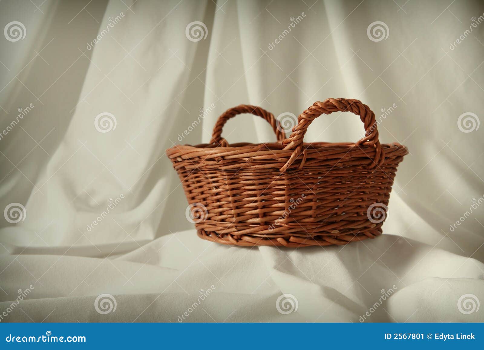 Basket stock image. Image of white, wicker, basket, object - 2567801