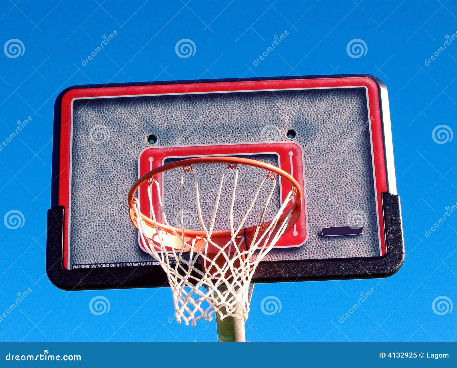 Basket ball net and ring stock image. Image of target - 4132925