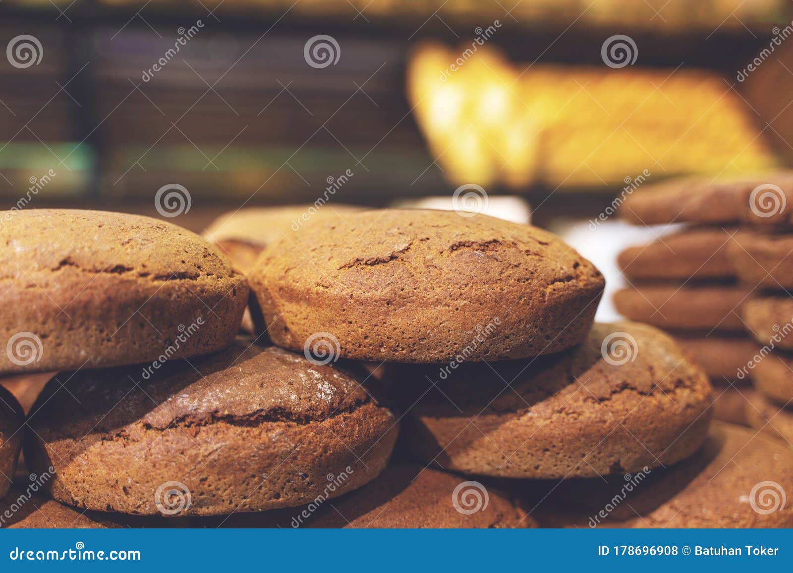 Basket of â€œBlack Sea Bread` Traditional Turkish Corn Bread Stock ...
