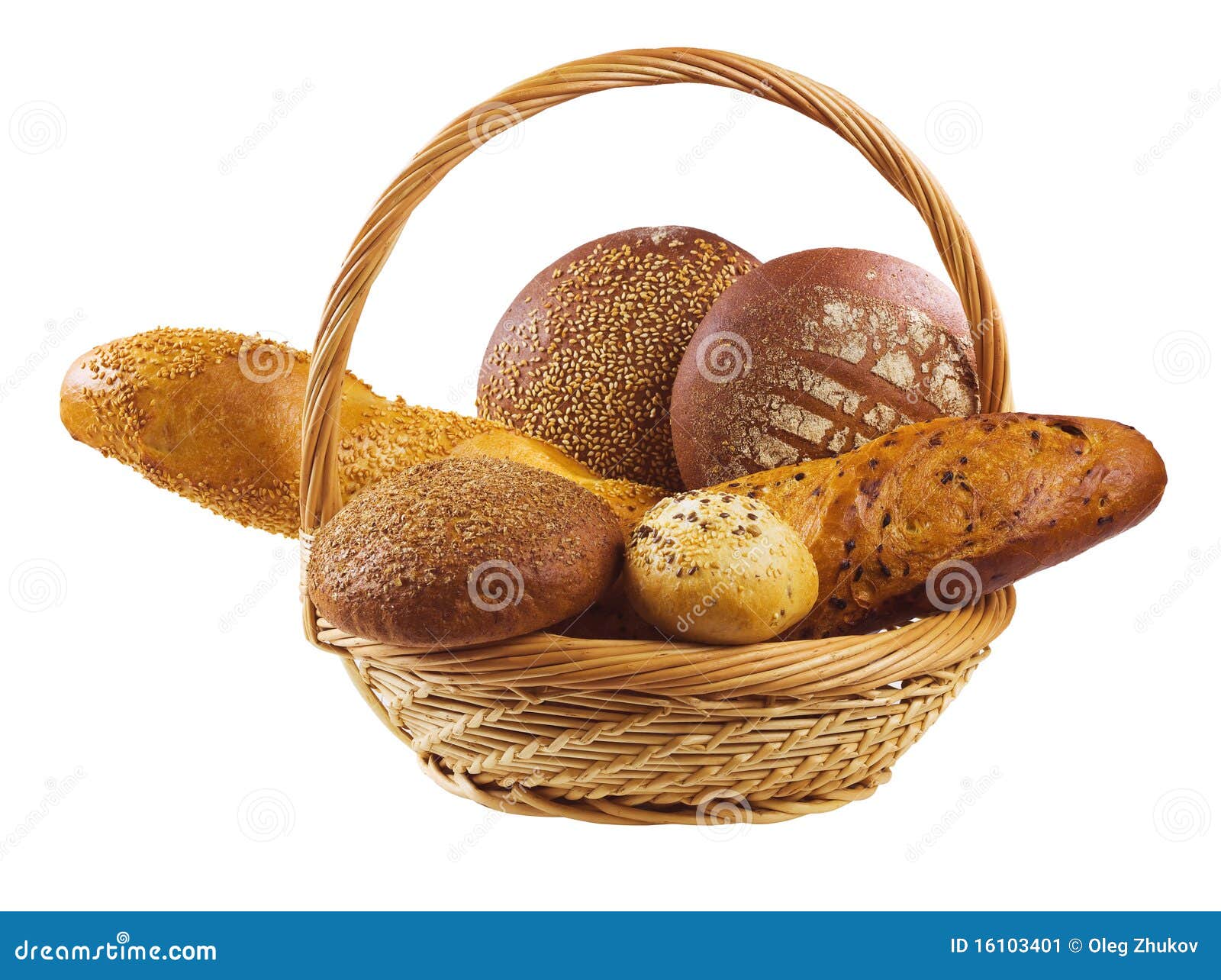 Basket of bread stock image. Image of bread, fresh, black - 16103401