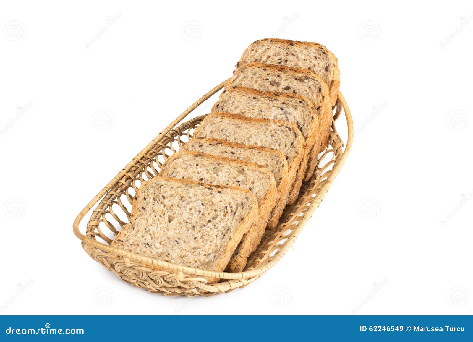 Basket with bread stock image. Image of basket, buns - 62246549