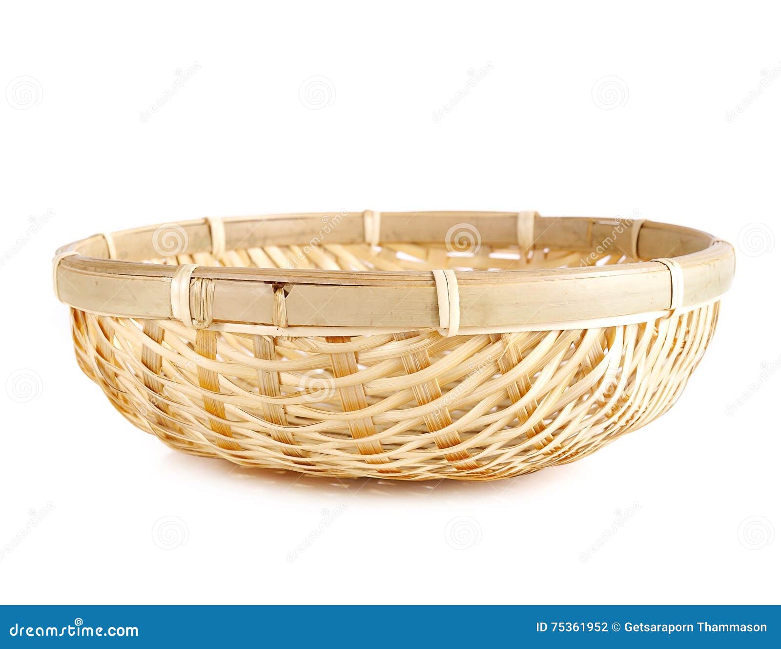 Basket close up on white stock photo. Image of bakery - 75361952