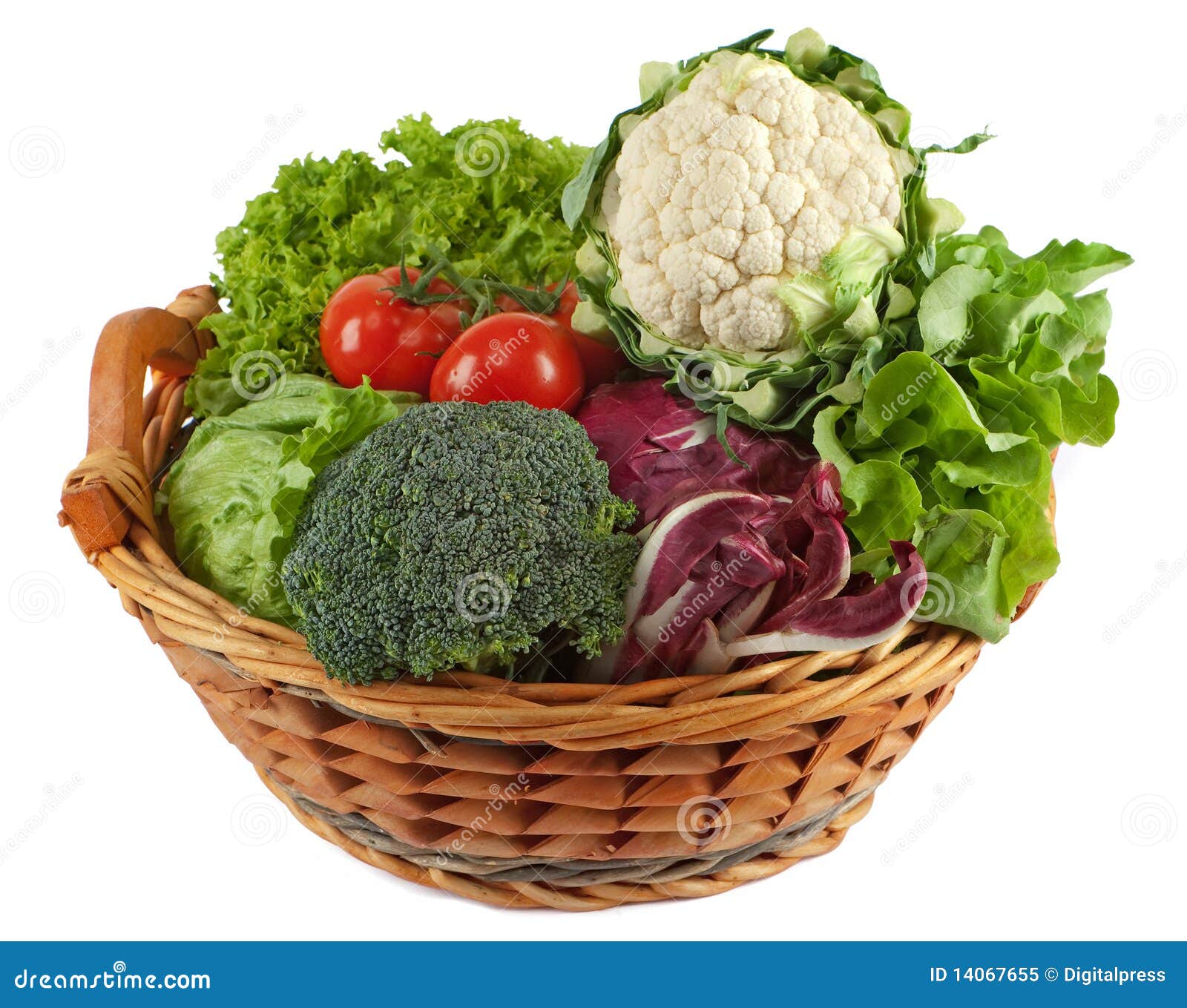Basket with Colorful Vegetables Stock Image - Image of broccoli, fresh ...
