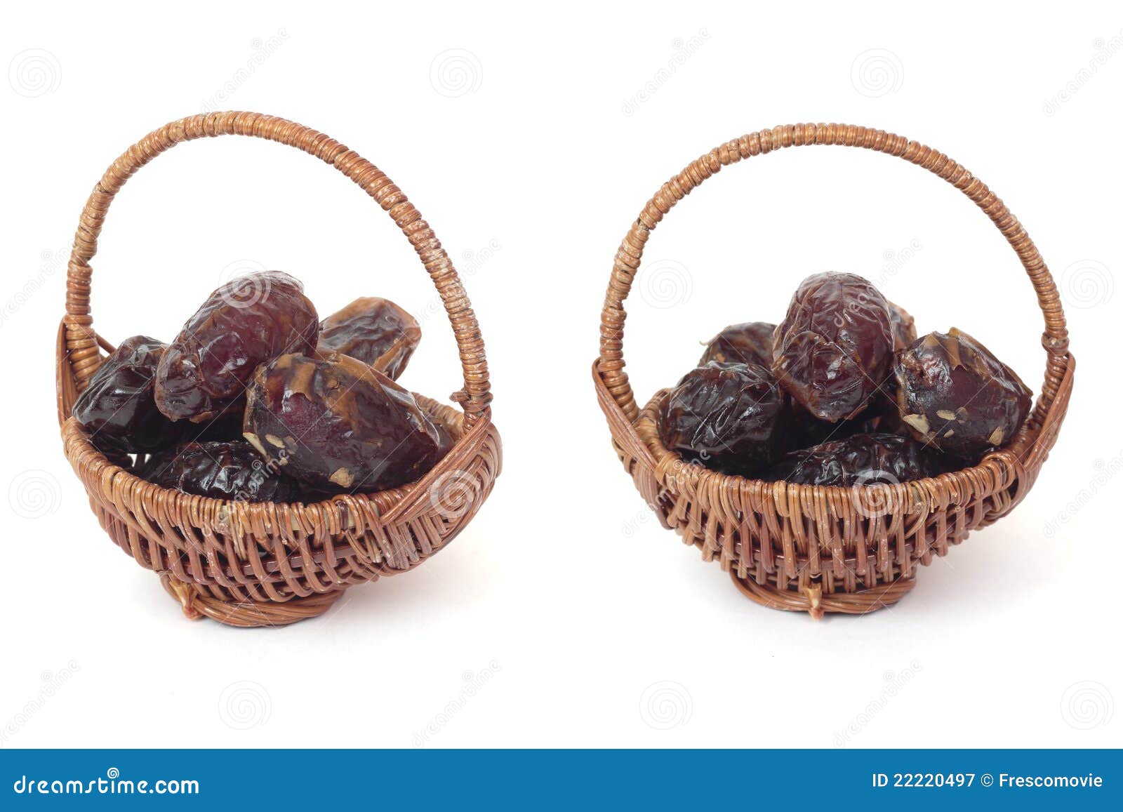 Basket of dates stock image. Image of bast, goods, date - 22220497