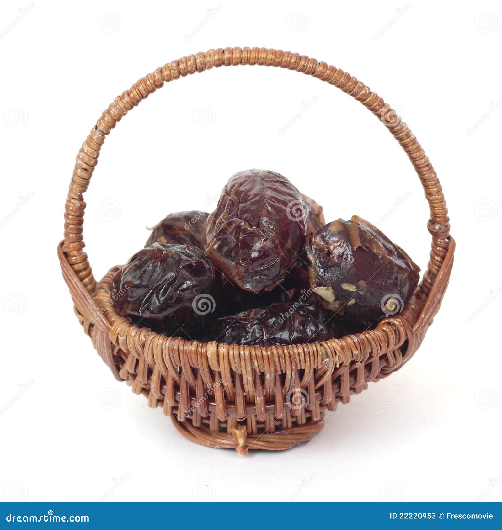 Basket of dates stock image. Image of basket, natural - 22220953
