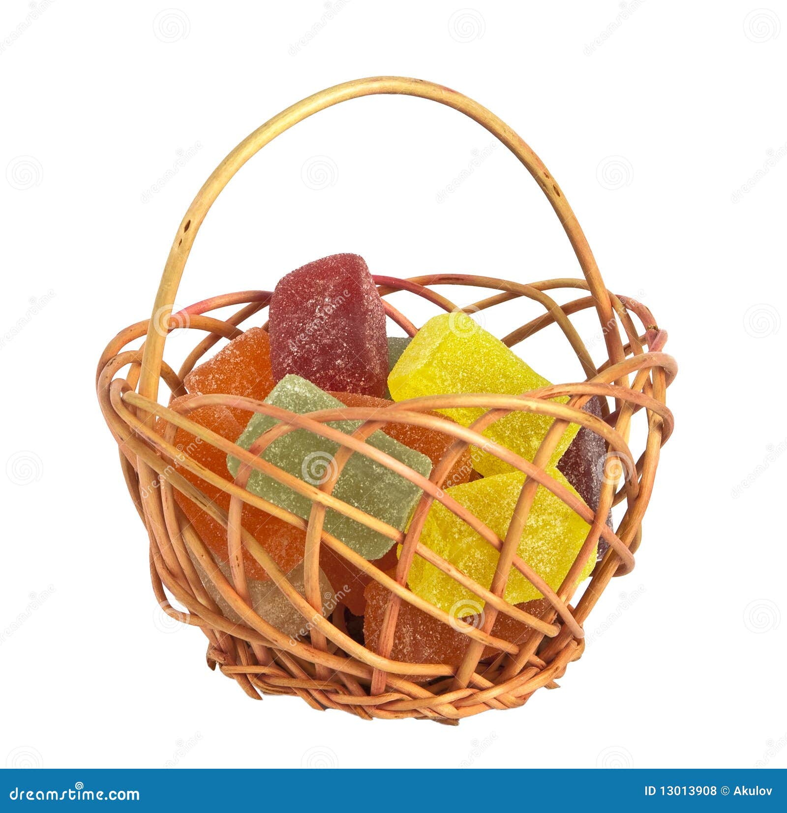 Basket filled with candy stock photo. Image of delicious - 13013908
