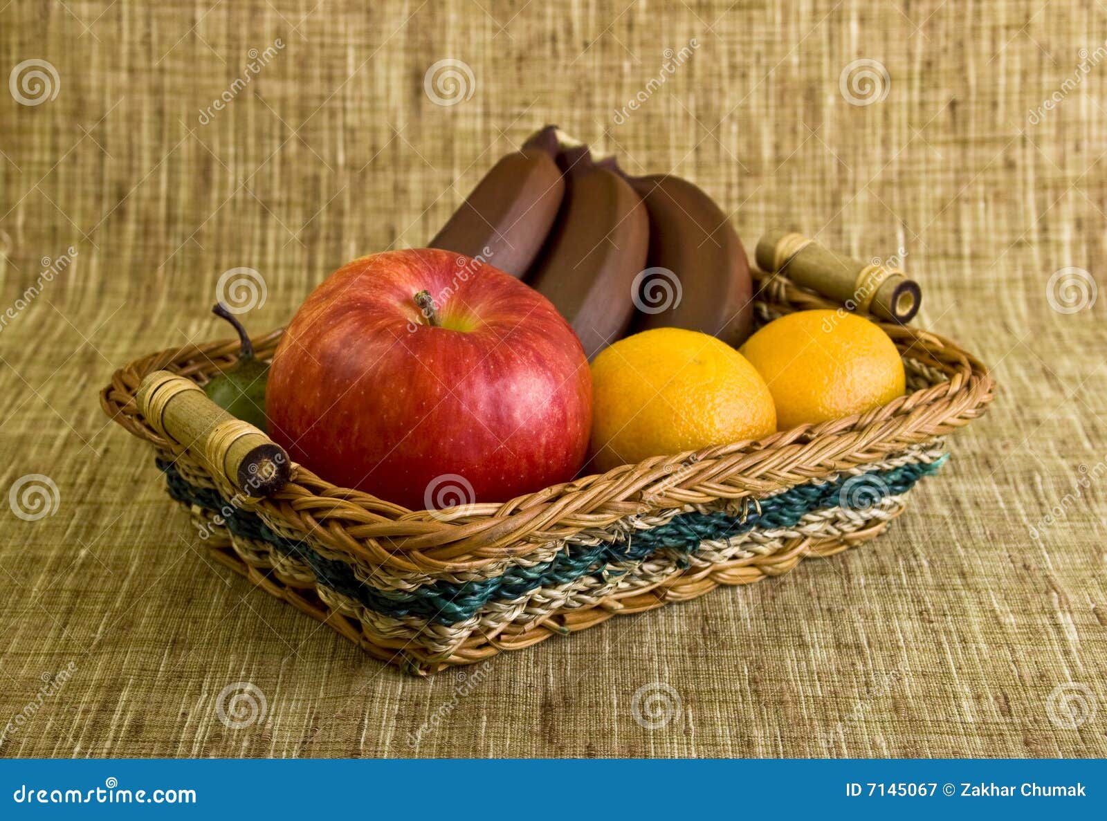 Basket filled with fruit stock image. Image of autumn - 7145067