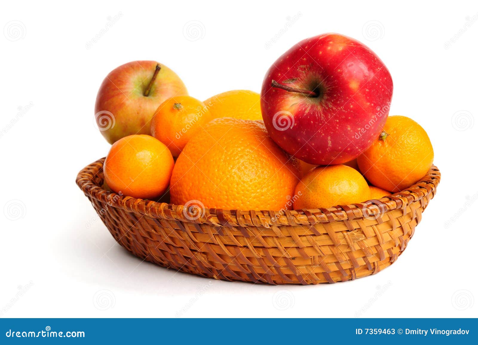Basket with fruit stock image. Image of nutrition, ripe - 7359463
