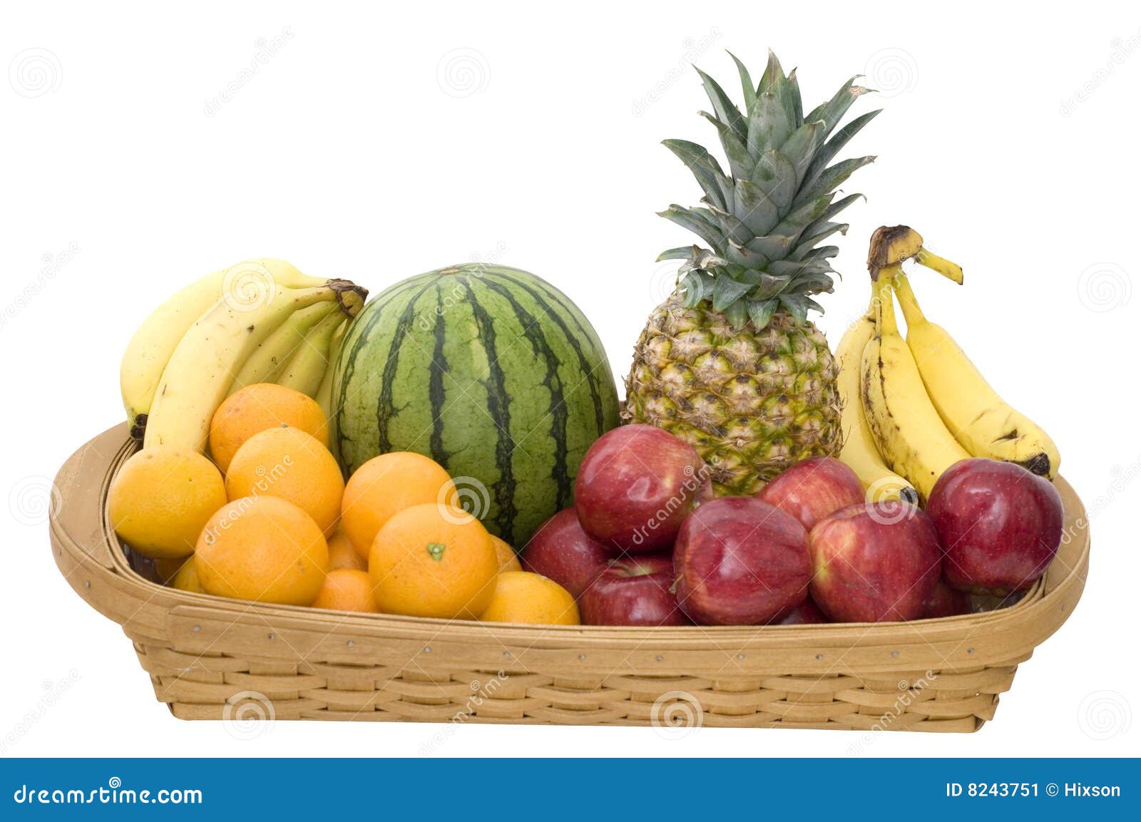 Basket of Fruit stock image. Image of pineapple, orange - 8243751