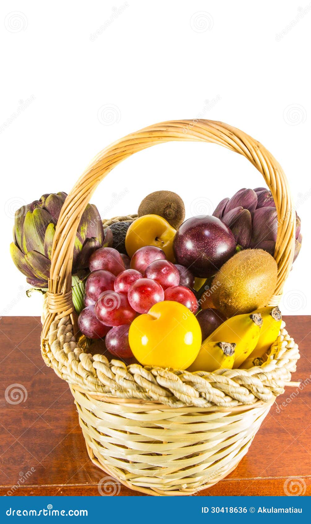 Basket of Fruits II stock photo. Image of freshness, artichoke - 30418636