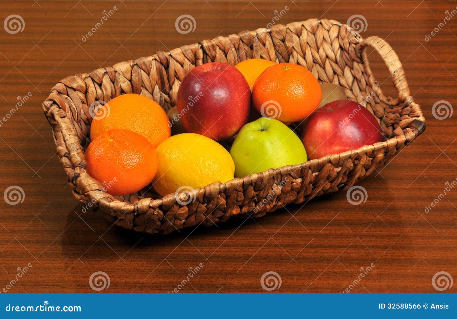 Basket with fruits stock photo. Image of colorful, market - 32588566