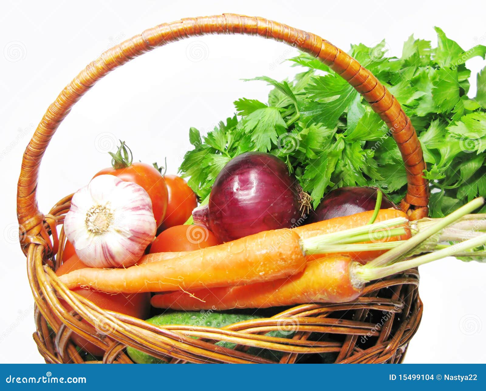 Basket full of vegetables stock photo. Image of vegetables - 15499104