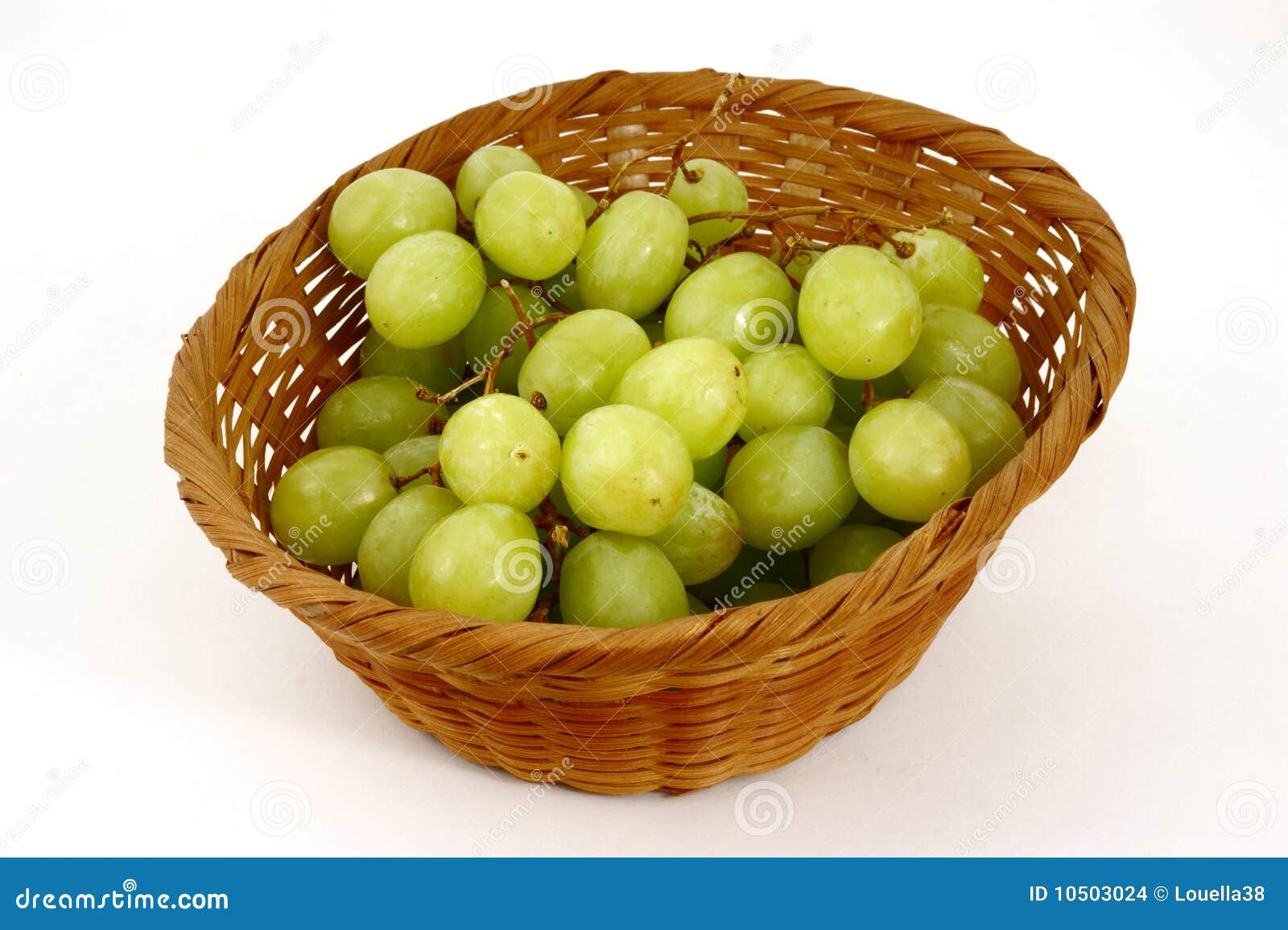 Basket grapes stock photo. Image of juicy, white, fruit - 10503024