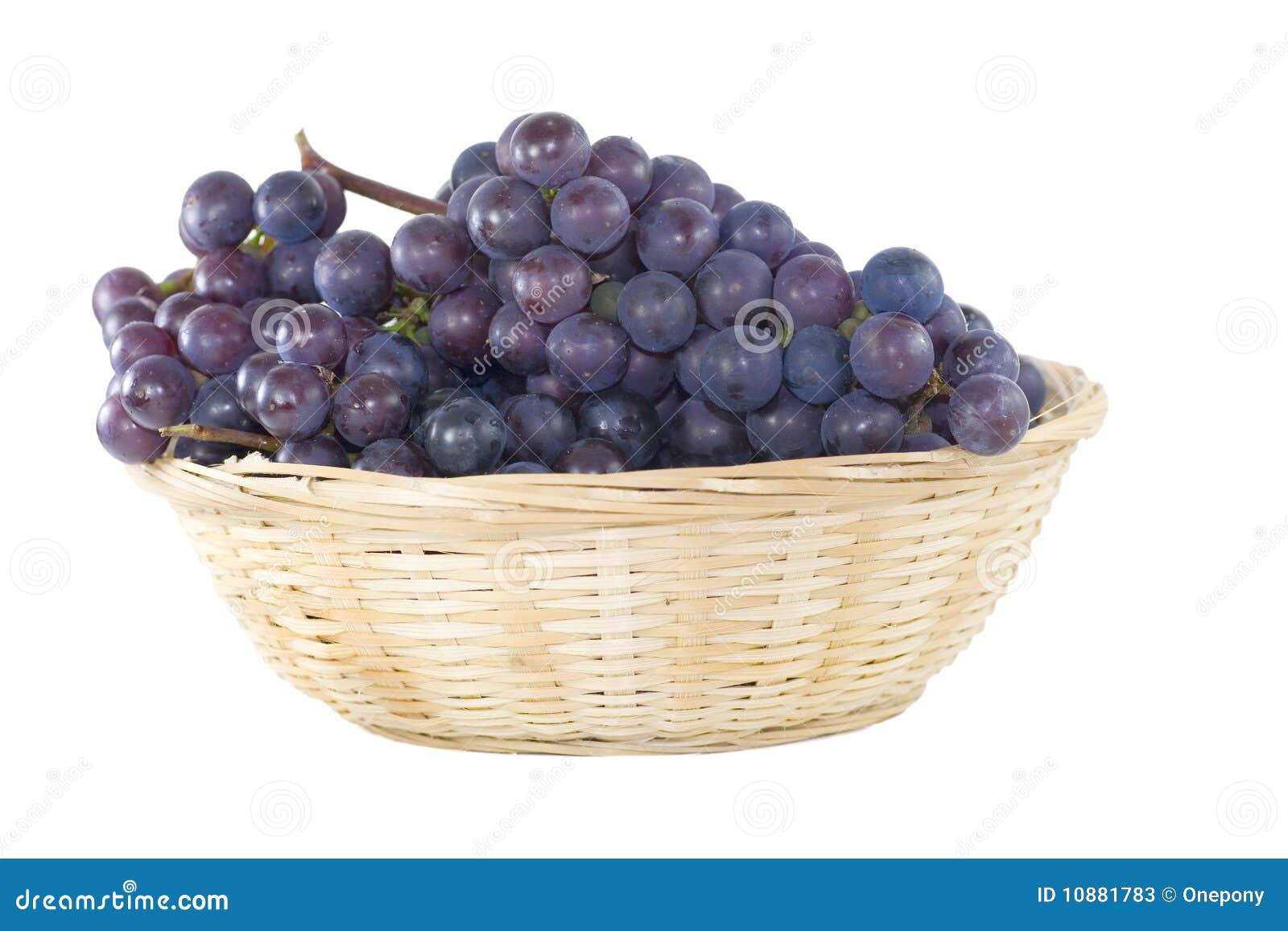 Basket of Grapes stock image. Image of berry, crop, basket - 10881783