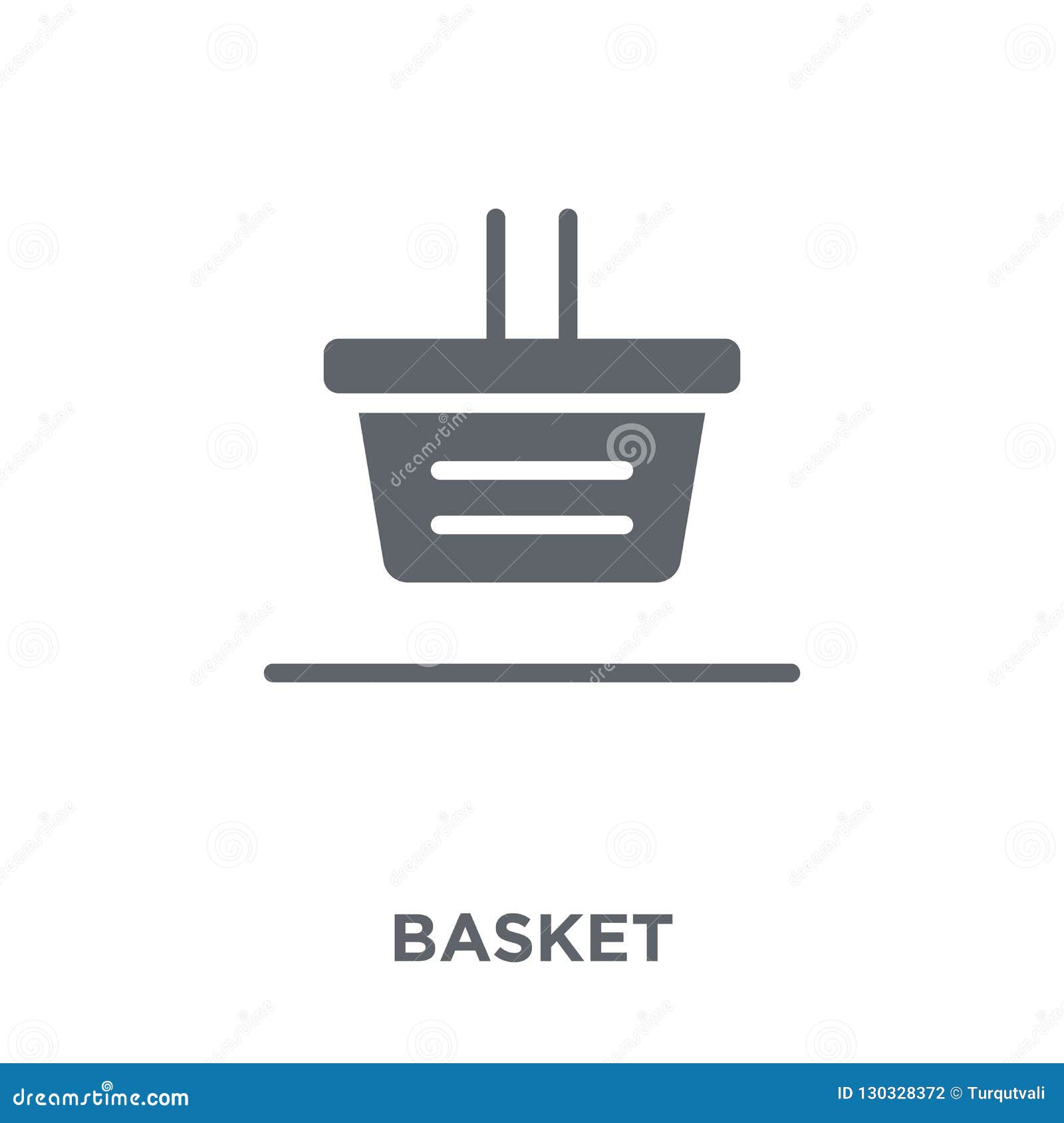 Basket Icon from Collection. Stock Vector - Illustration of icon ...