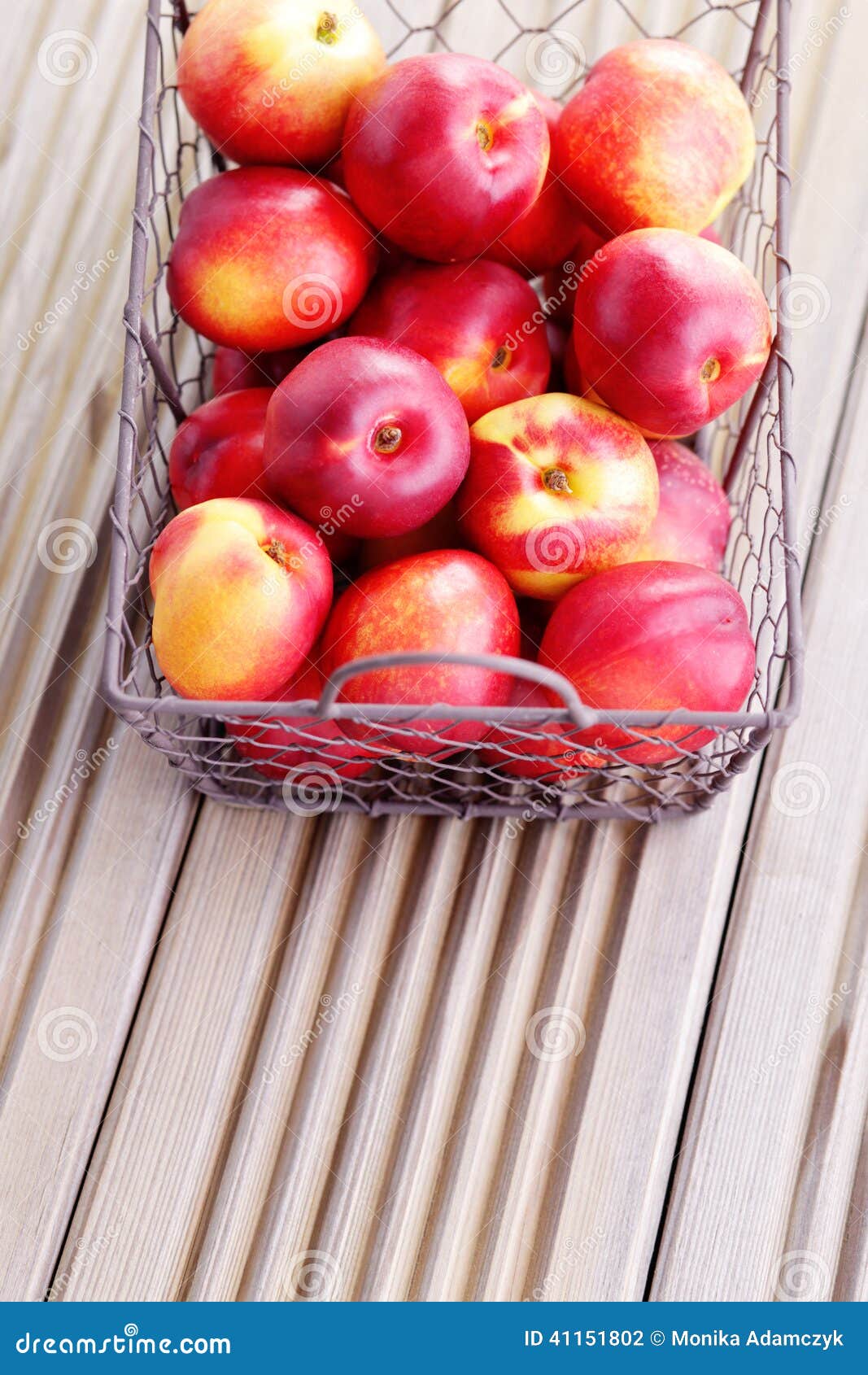 Basket of nectarines stock photo. Image of drink, nectarine - 41151802