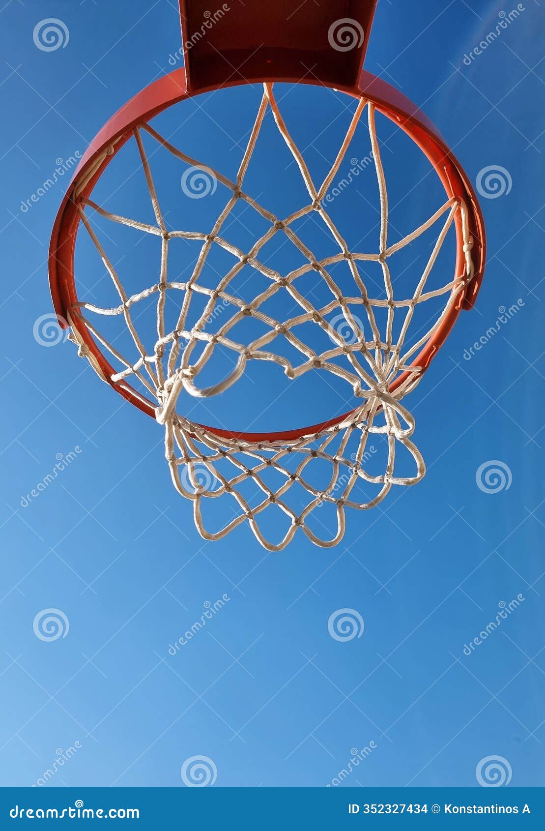 Basket net nets sky empty stock photo. Image of championship - 352327434