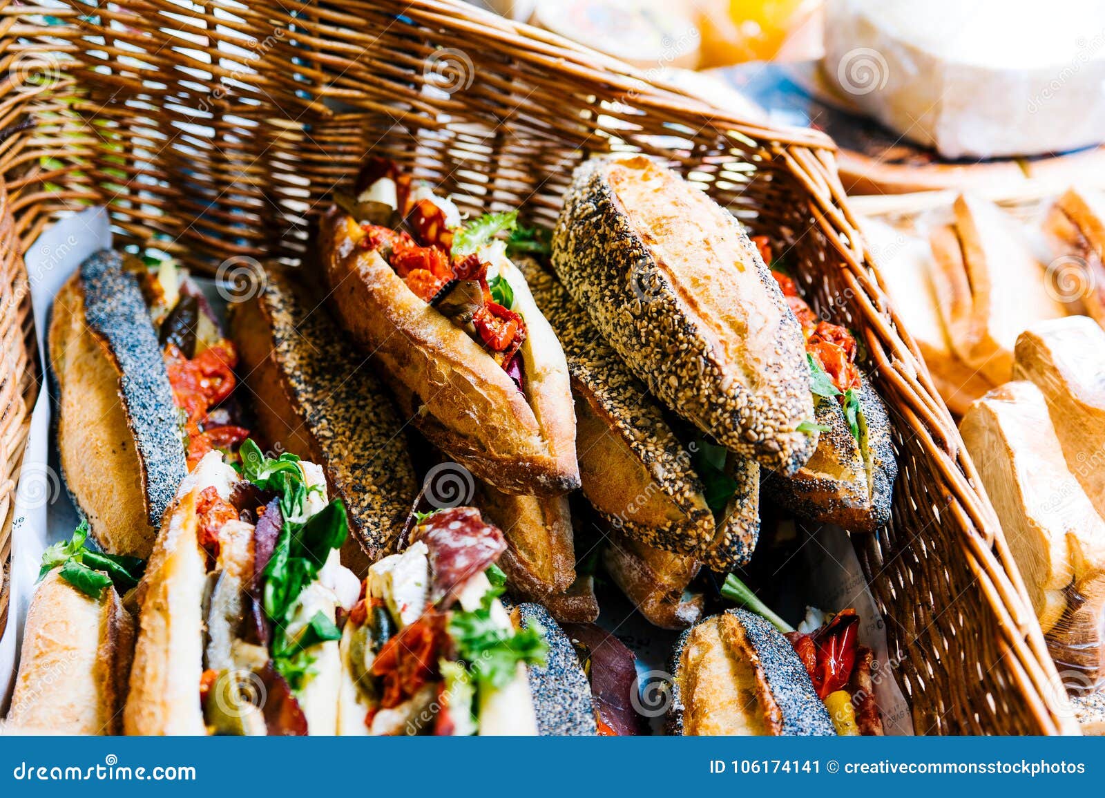 Basket Of Pastry Picture. Image: 106174141