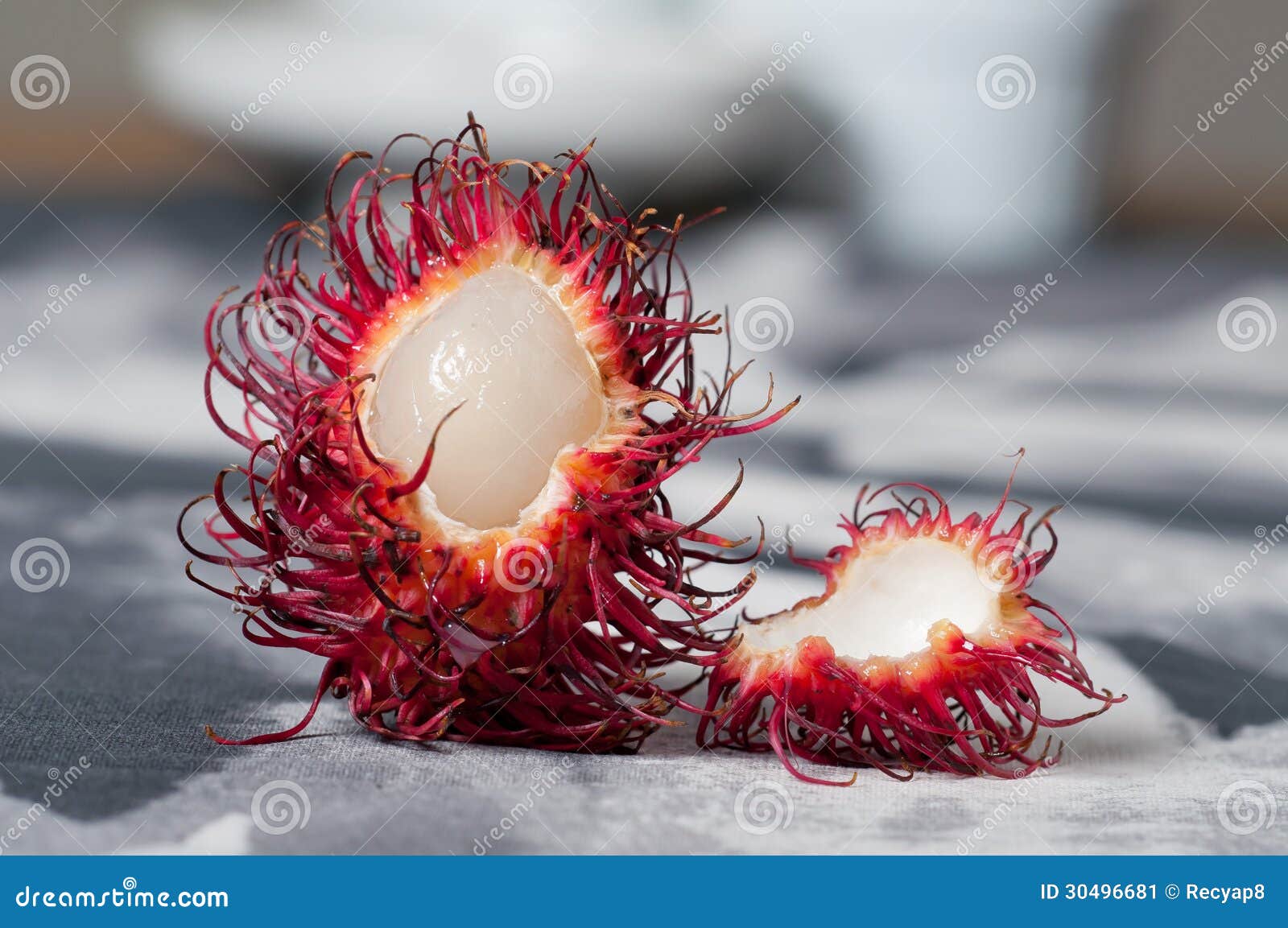 Basket of rambutan stock image. Image of harvest, basket - 30496681