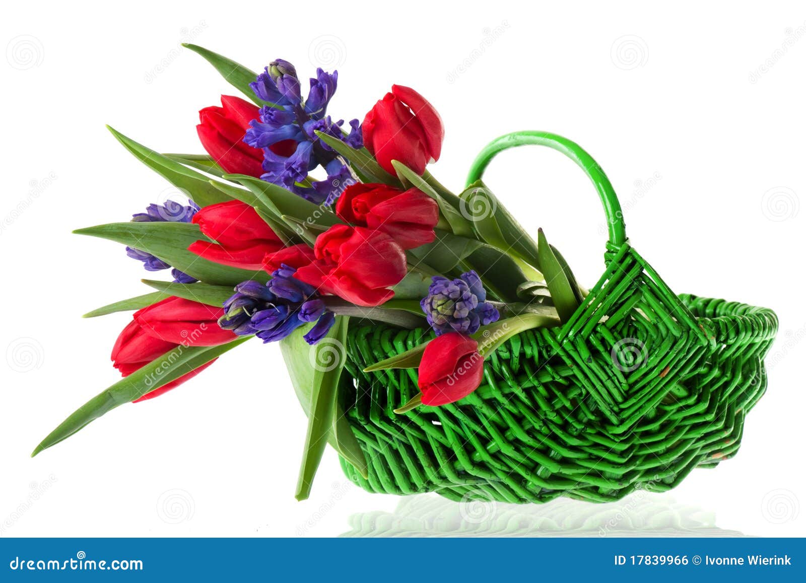 Basket spring flowers stock photo. Image of carrying - 17839966