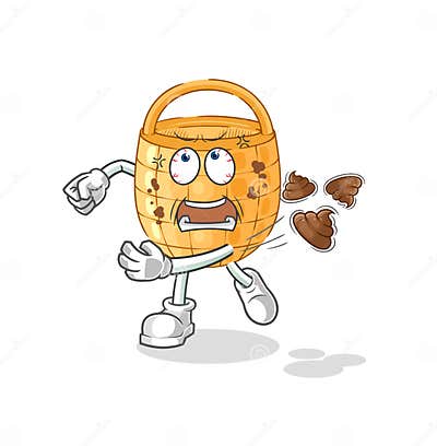 Basket Throwing Shit Vector Stock Vector - Illustration of emoticon ...
