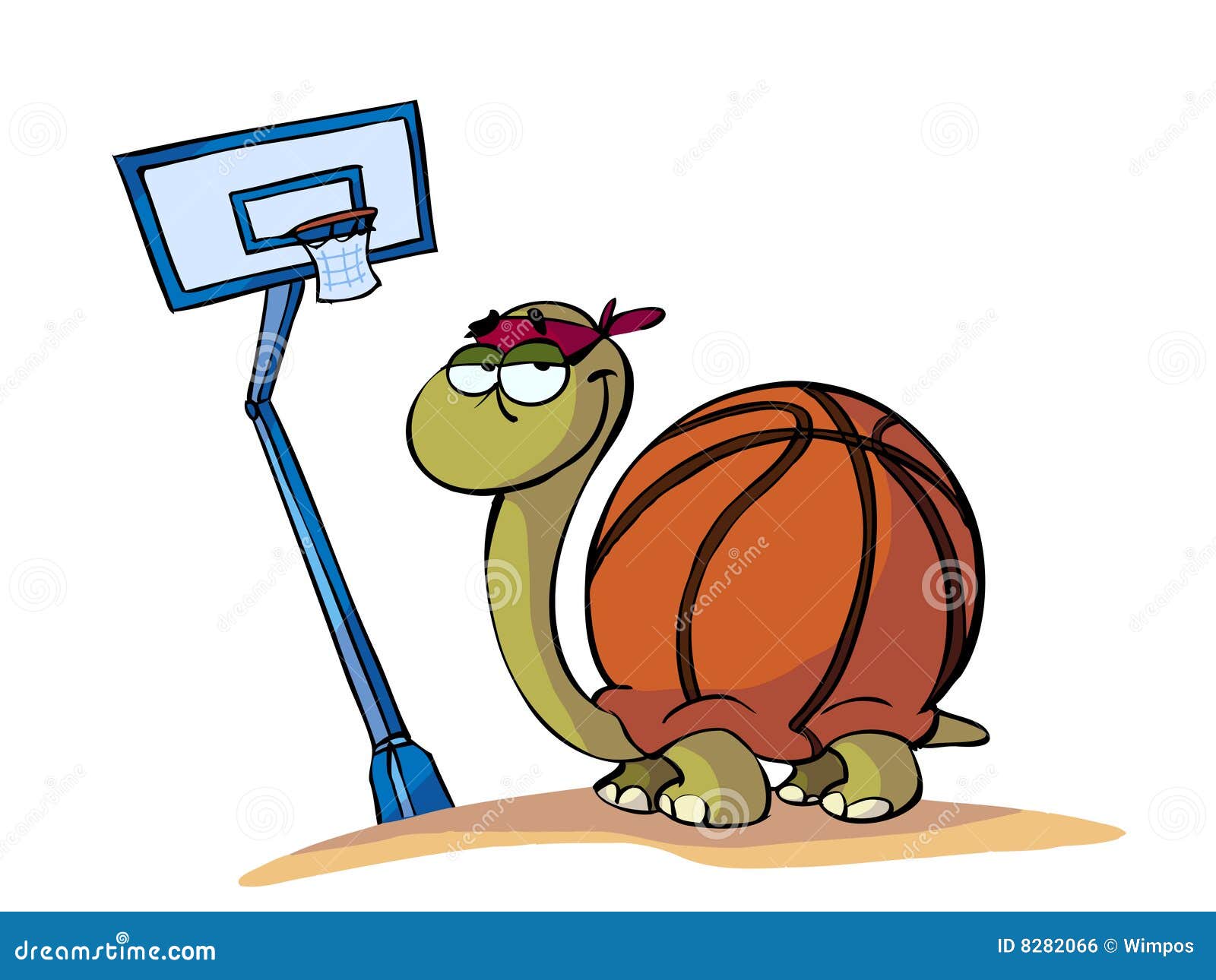 Basket turtle stock illustration. Illustration of home - 8282066