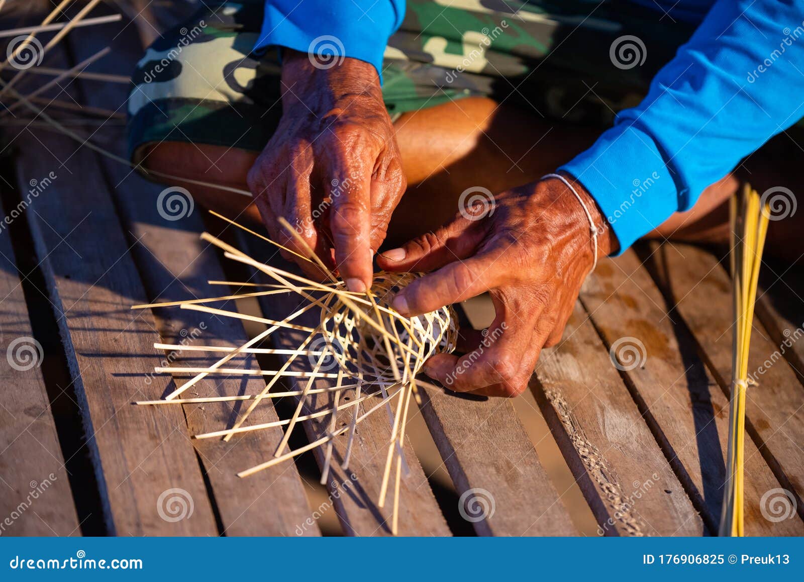 Basket weaving stock image. Image of hand, traditional - 176906825