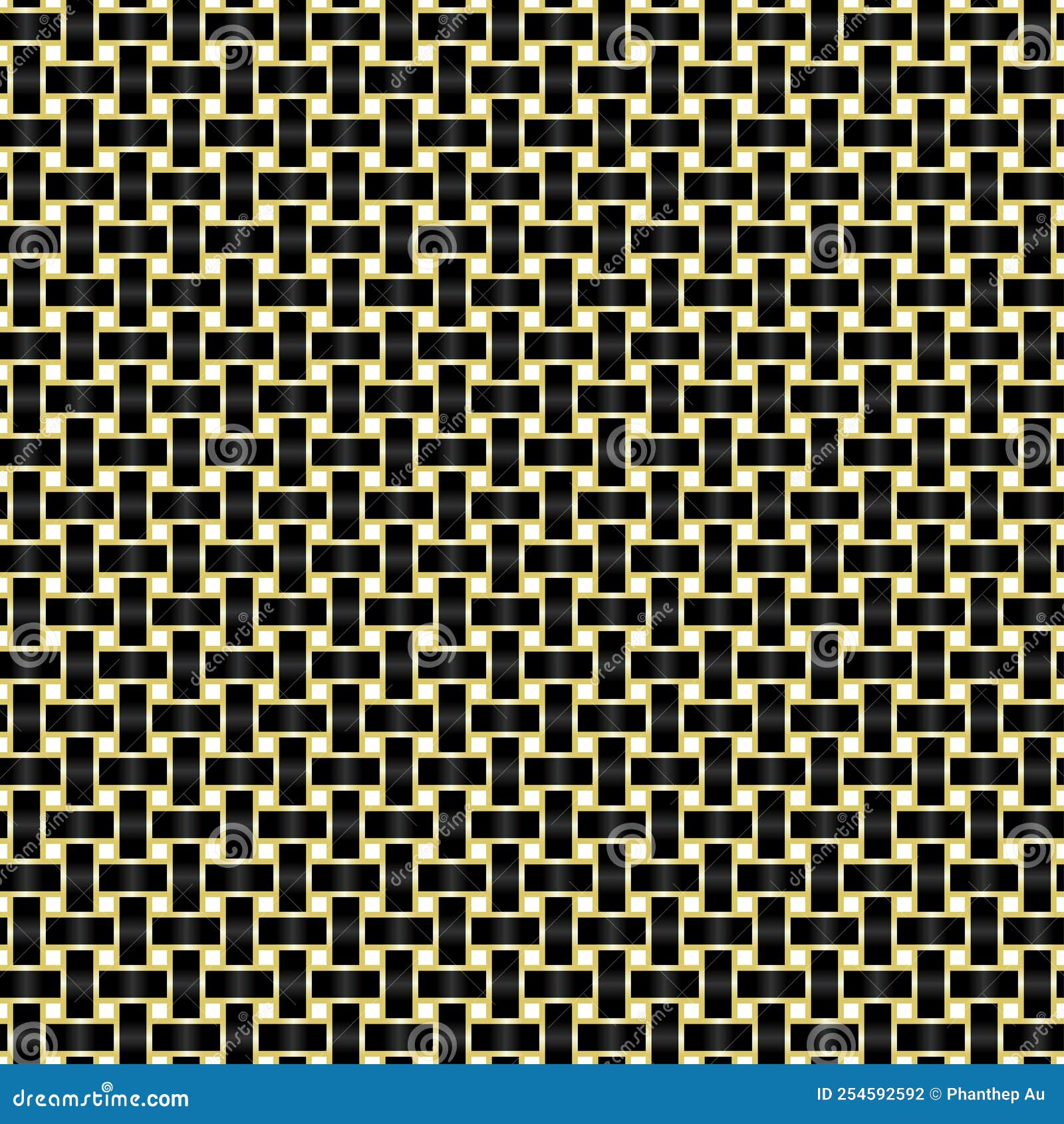 Basket Weaving Seamless Pattern. Vector Stock Vector - Illustration of ...