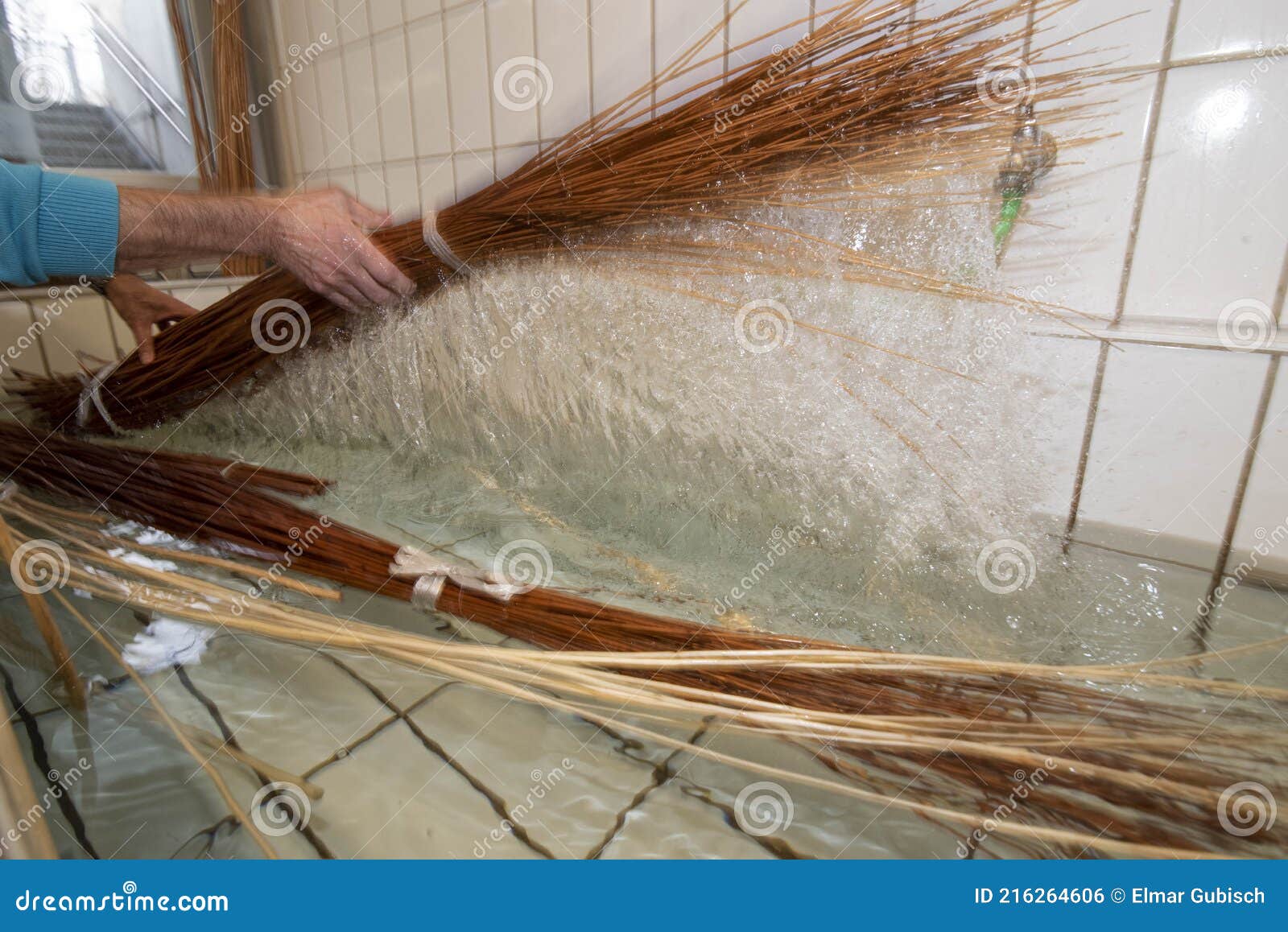 Basket Weaving in a Sheltered Workshop Stock Photo - Image of ...