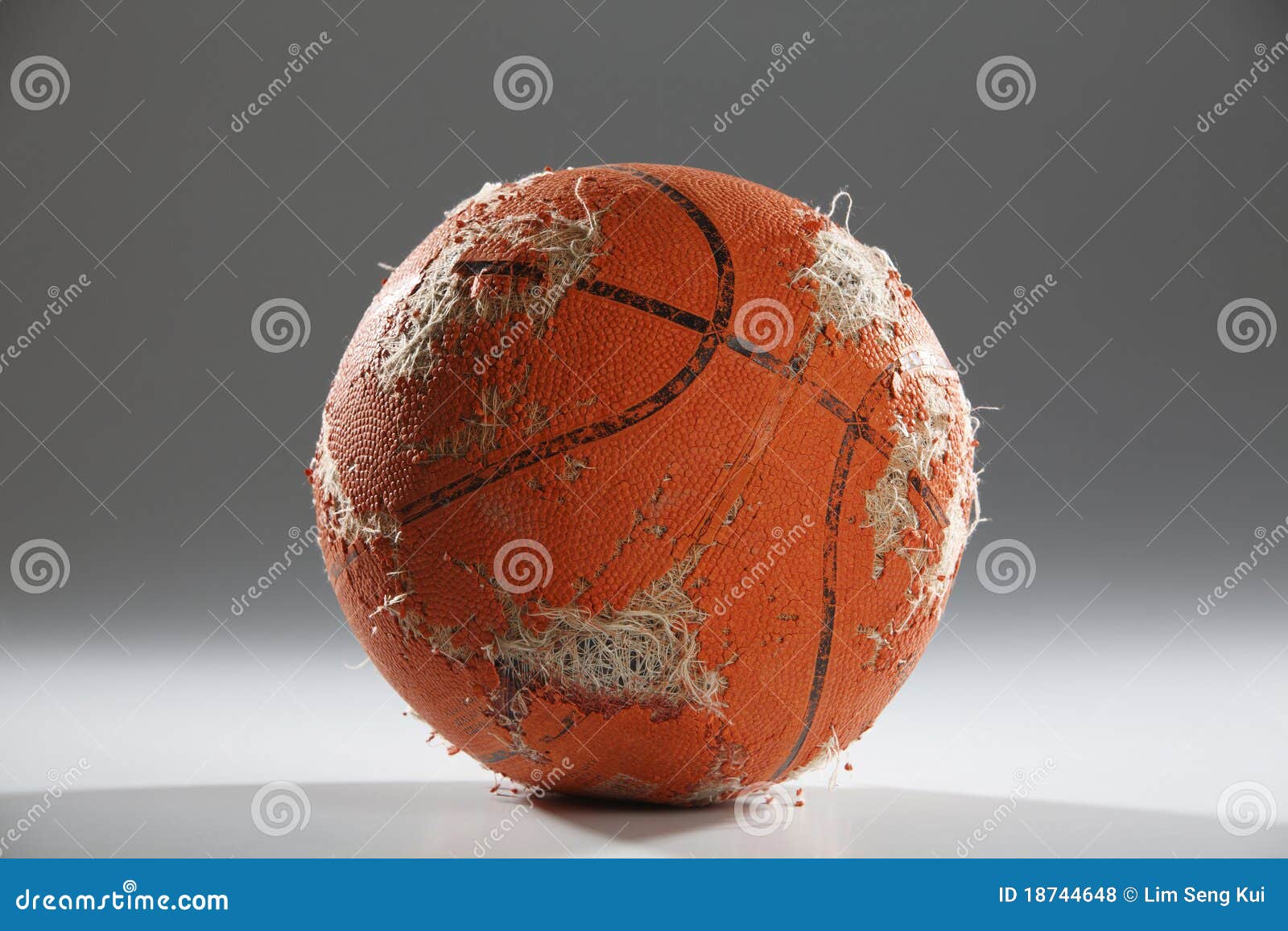 Basketball stock photo. Image of seasoned, used, played - 18744648