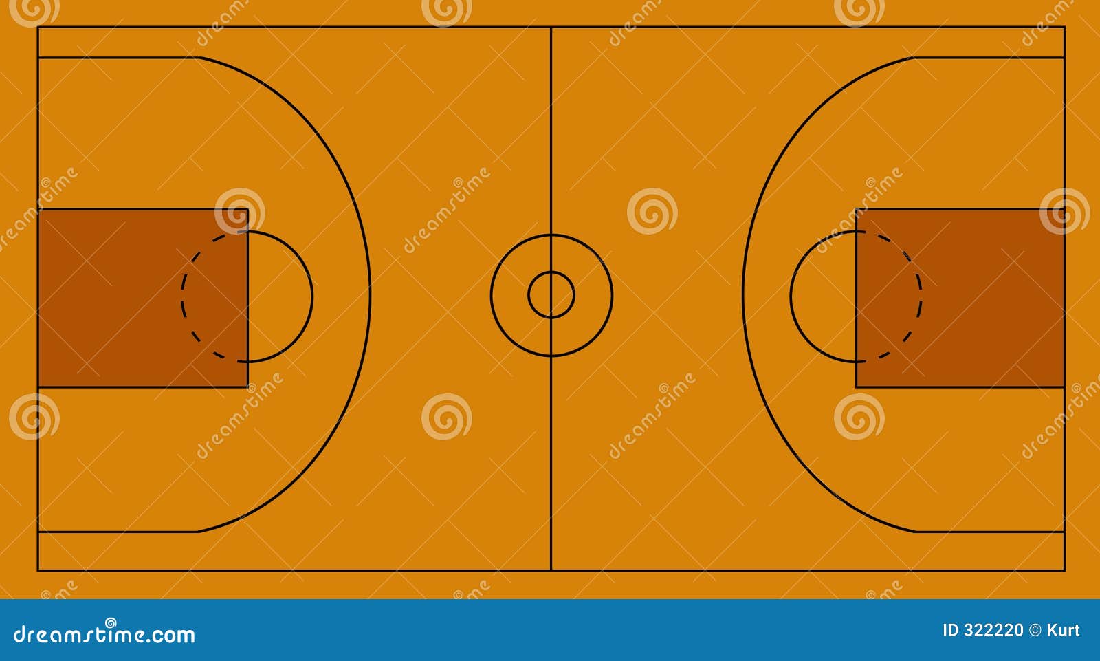 Basketball stock illustration. Illustration of sport, pitch - 322220