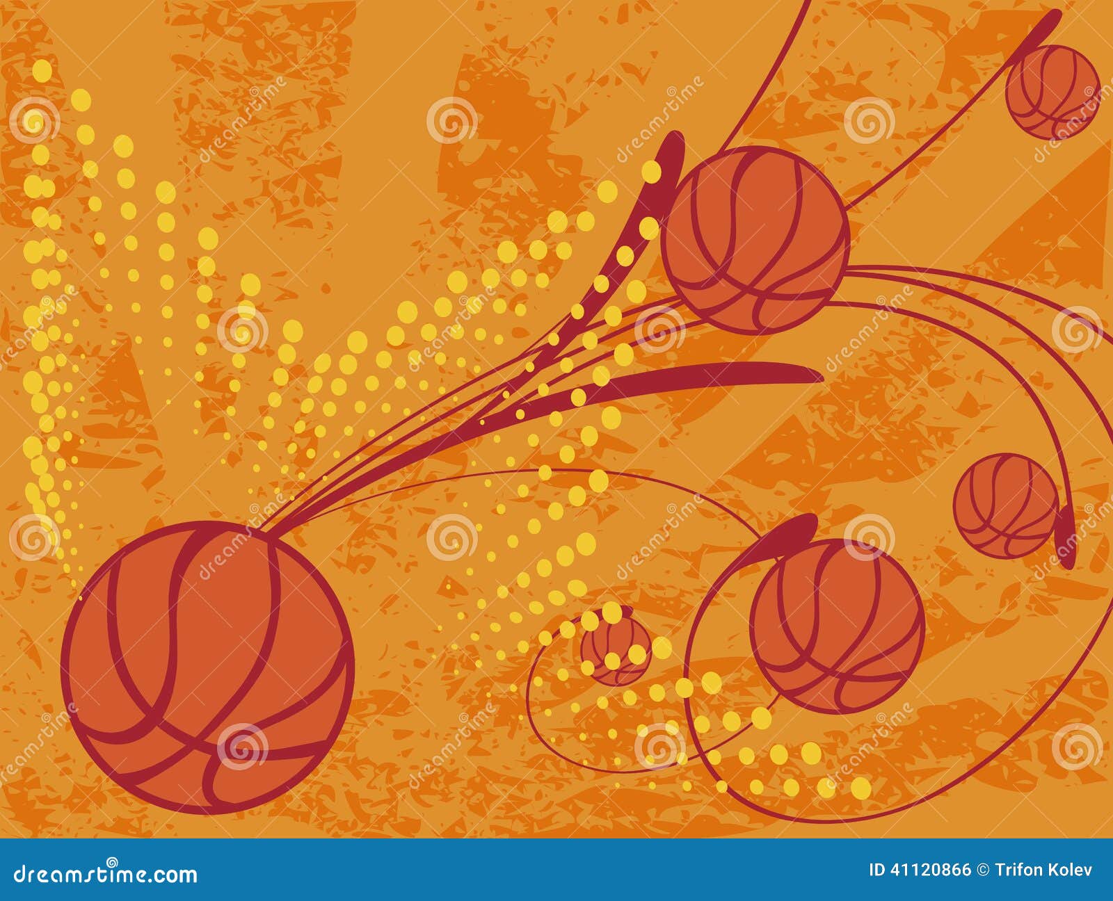 Basketball stock vector. Illustration of abstract, ball - 41120866