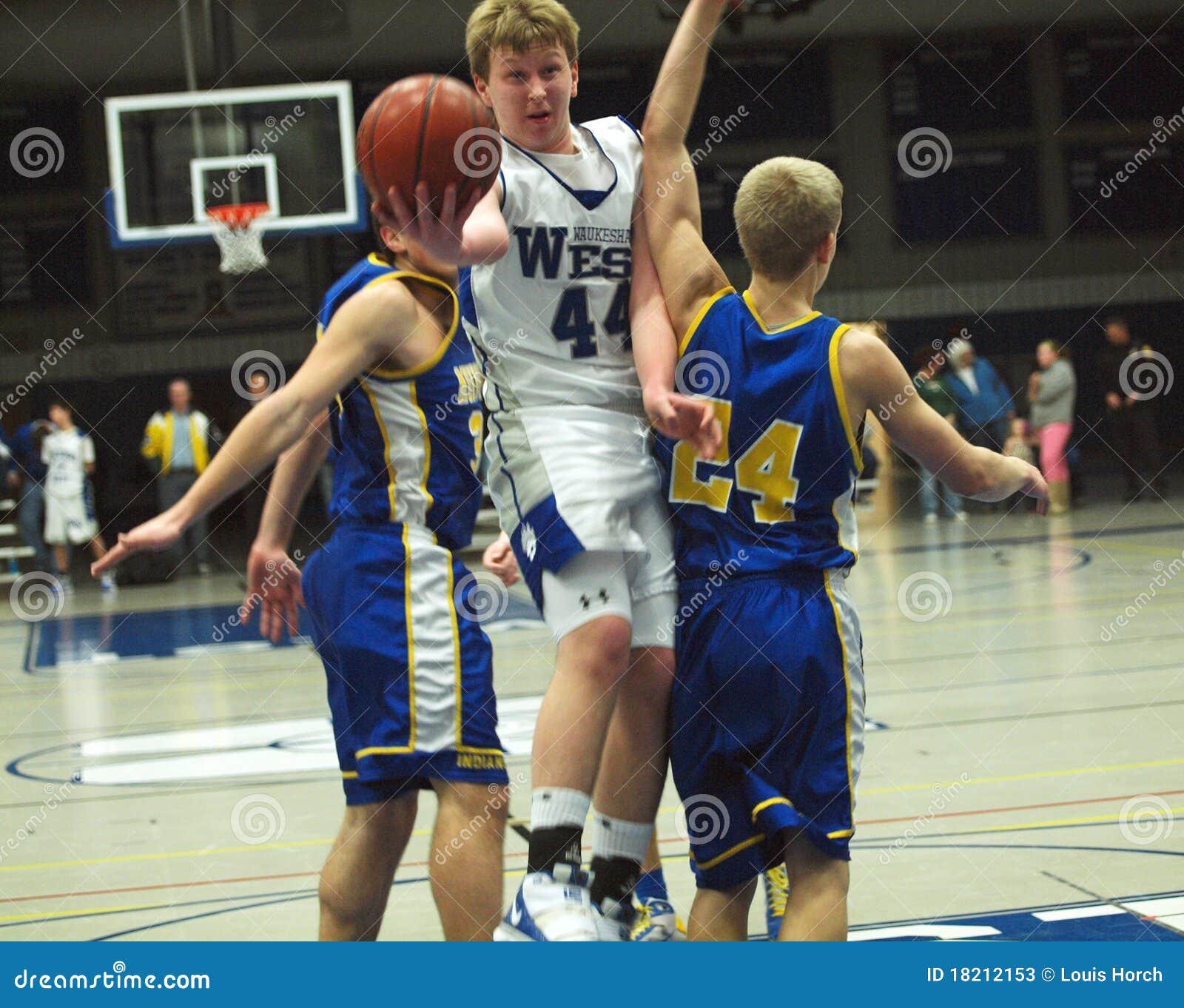 Basketball Action editorial stock photo. Image of hoops - 18212153